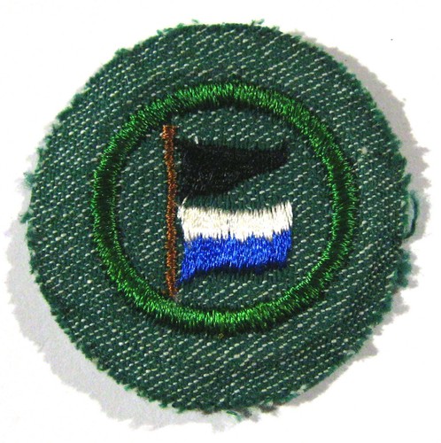 Vintage Girl Scout 1948-55 WEATHER BADGE Storm Forecast Meteorology ...