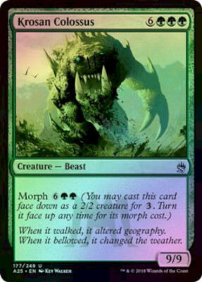 Near Mint - Mint Foil Uncommon Krosan Colossus - Masters 25 177/249 | eBay
