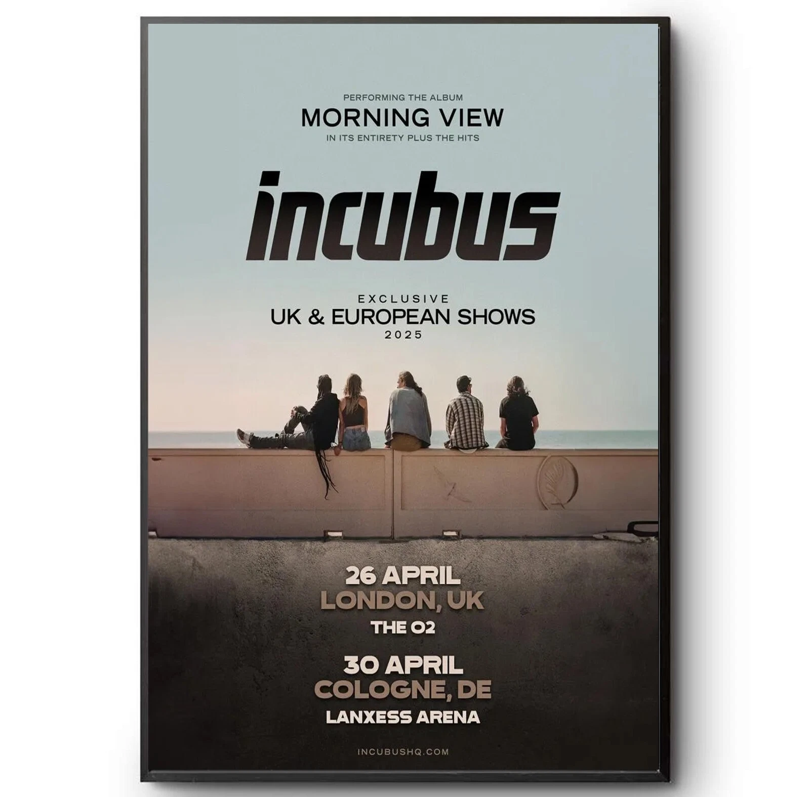 Incubus Morning View Tour 2025 Poster | ID 20236803 by Brian Singer ...