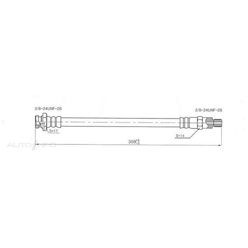 New Genuine PROTEX Hydraulic Hose - Front #H675 | eBay Australia