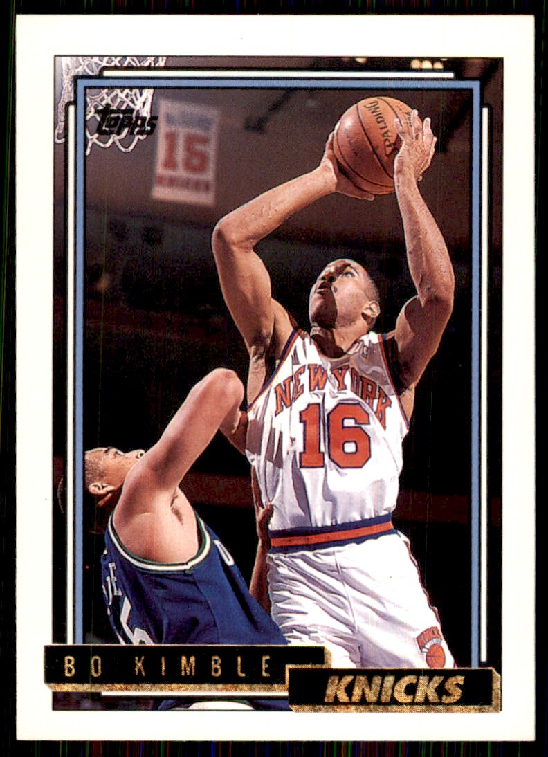 1992-93 Topps Gold Bo Kimble New York Knicks #310 NBA Parallel Card | eBay