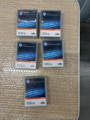 HP RDX 500GB Removable Blank Backup Data Cartridge Disk Q2042A | eBay UK