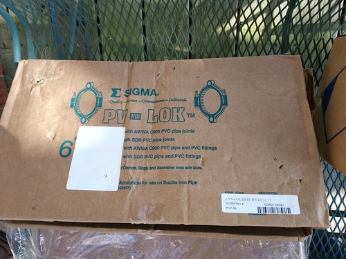 Sigma PVP-S6 Sigma Pv-Lok 6 in PVC Bell Restraint, NEW open box | eBay