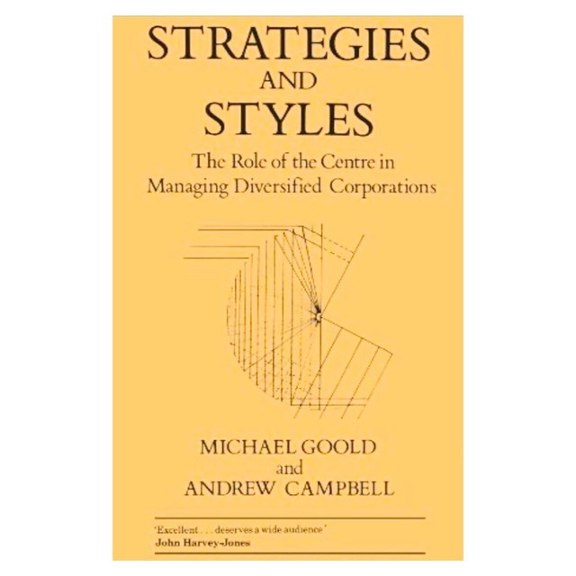 Strategies and Styles: Role of the Centre in Managing Diversified ...