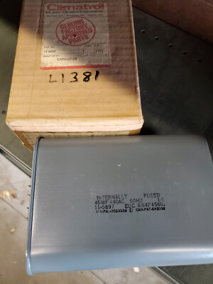MUELLER CLIMATROL Capacitor 11-5897, 6N4F45601 45MF 440VAC NOS | eBay