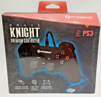 PS3 PLAYSTATION 3 WIRED CONTROLLER BY HYPERKIN BRAVE NIGHT PREMIUM ...