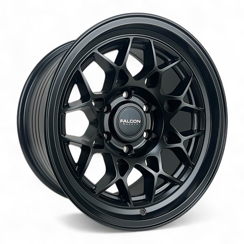 (4) FALCON TX3 EVO 17x9 ET 0 6x139.7 6x5.5 Matte Black Toyota Tacoma | eBay