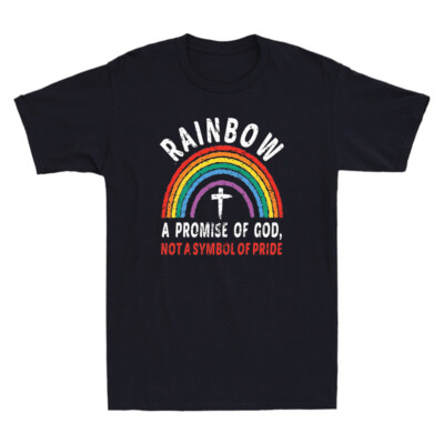 Rainbow A Promise Of God Not A Symbol Of Pride Christian Faith LGBTQ ...