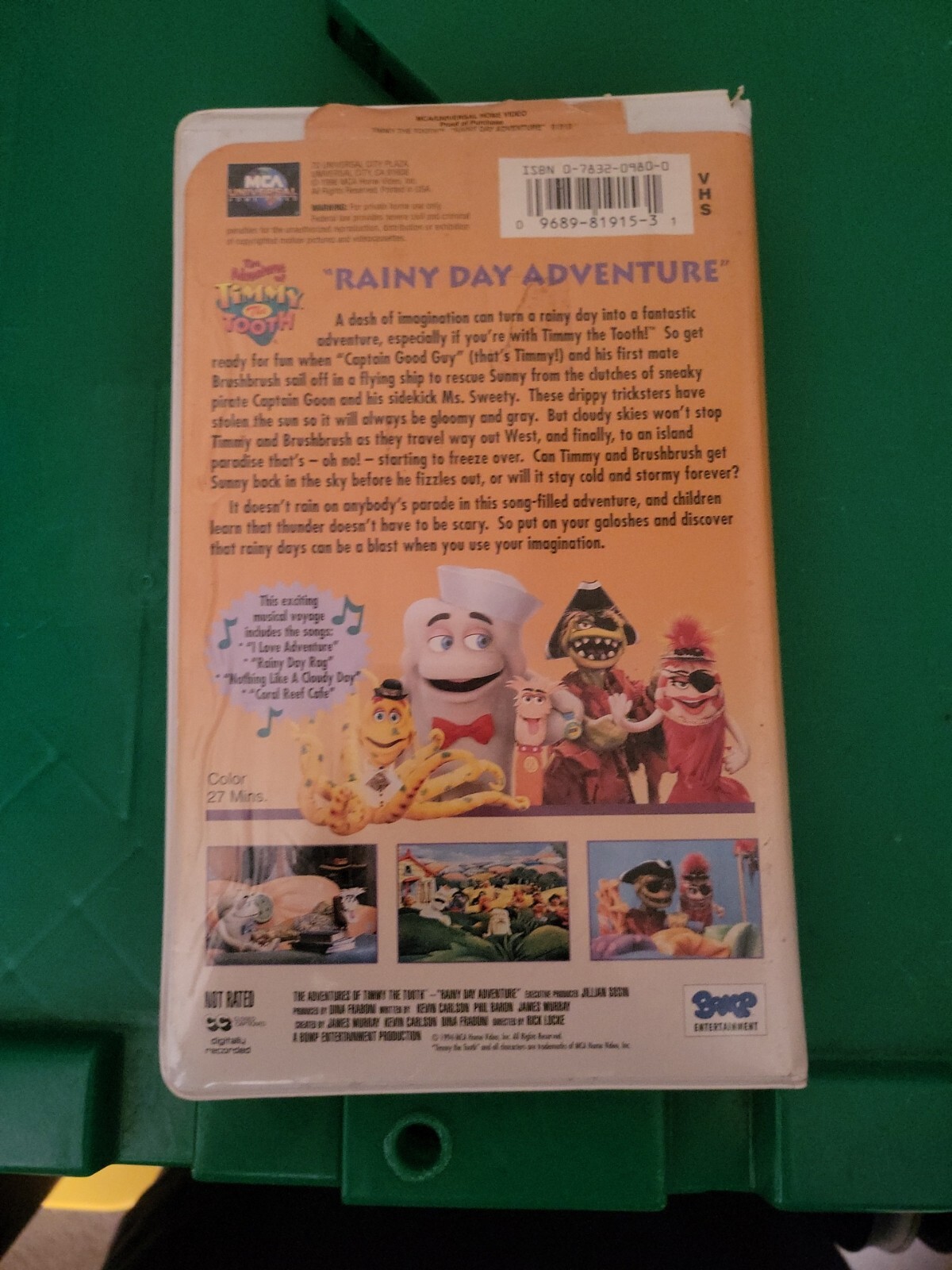 Adventures of Timmy the Tooth, The - Rainy Day Adventure (VHS, 1996 ...