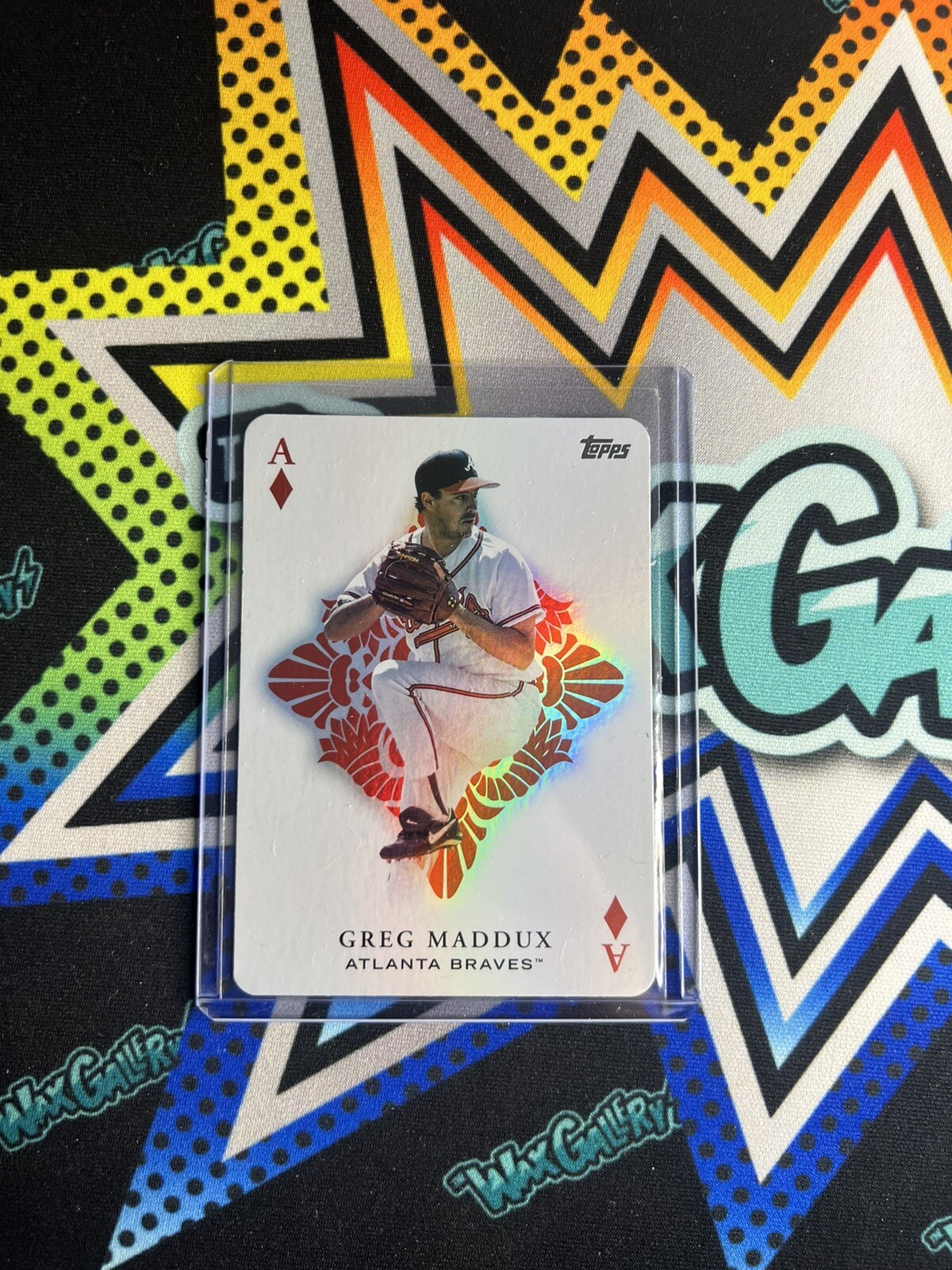 GREG MADDUX 2023 Topps Series 1 All Aces #AA-3 Red Ace Diamonds Atlanta ...
