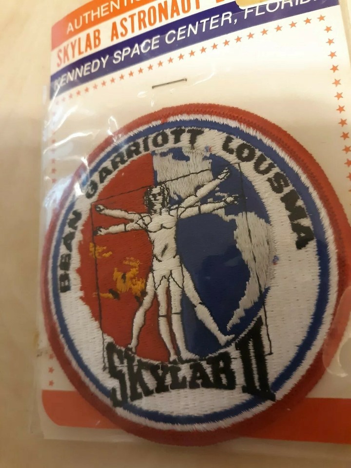 NASA CLOTH EMBROIDERED PATCH / BADGE 1970'S SKYLAB II BEAN - GARRIOTT - LOUSMA | eBay