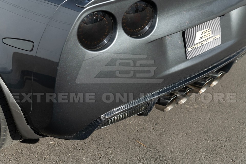 For 05-13 Corvette C6 | Factory CARBON FIBER Replacement Rear Bumper ...