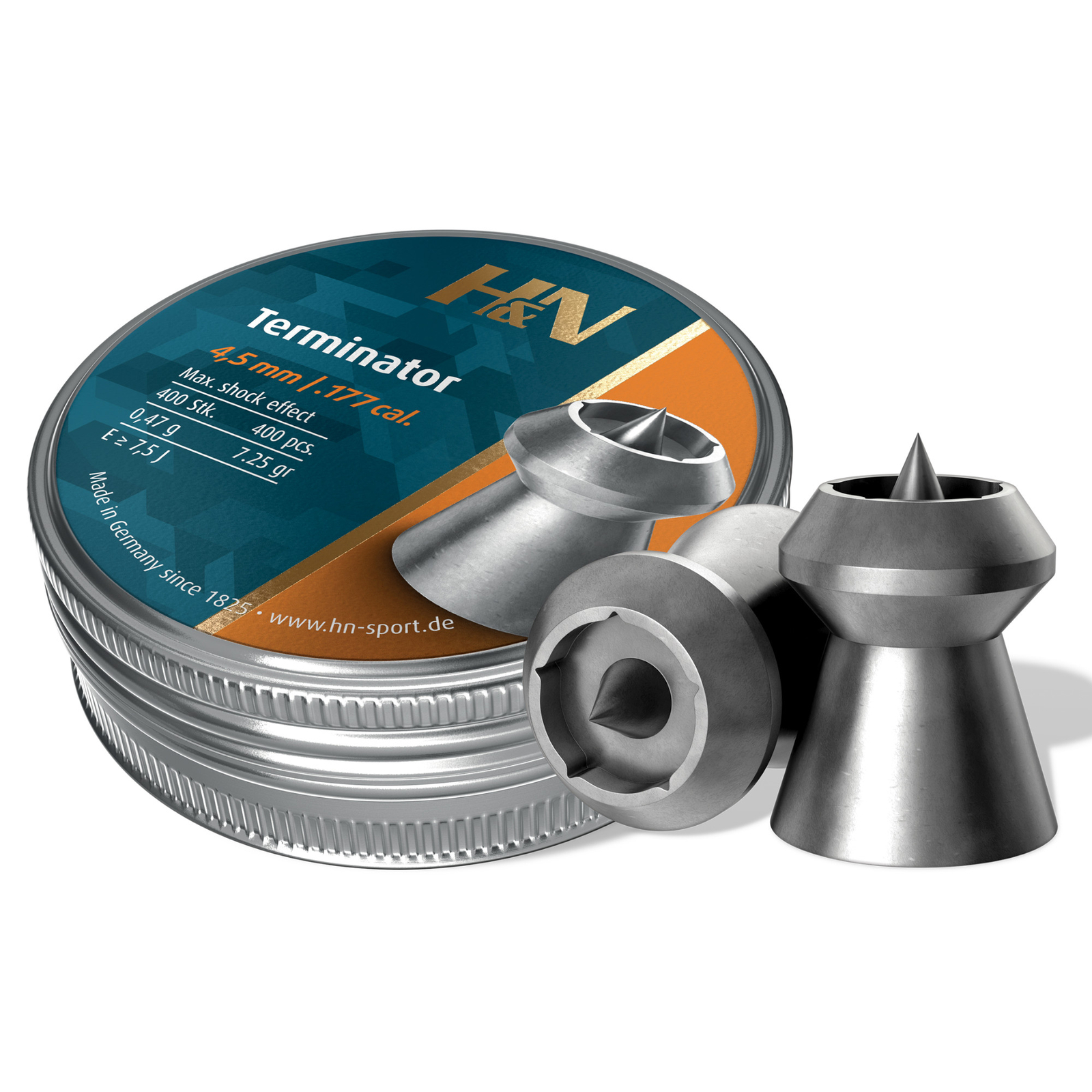 H&N Terminator Diabolos Kaliber 4,5 mm - 400 Stück Dose | eBay