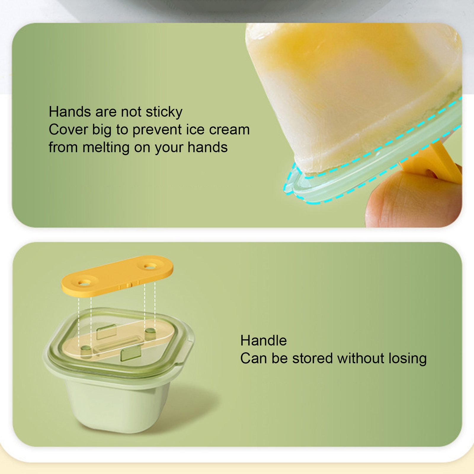 3pcs Ice Molds Independent Tray Diy Making Ice Cube Ice Cream Maker 2 ...