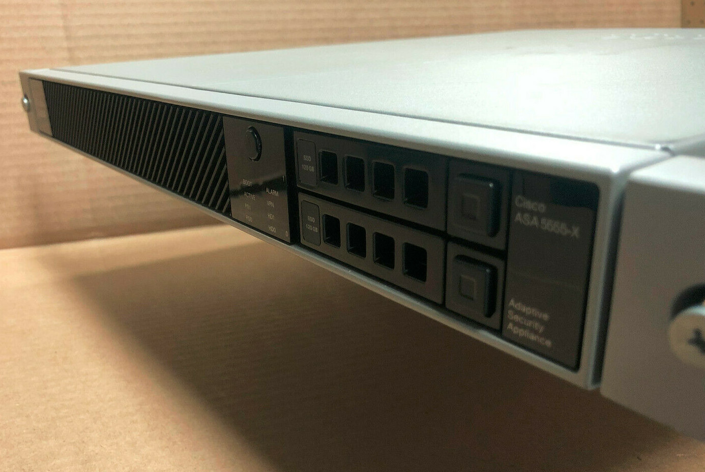 Cisco ASA5555-ips-K9 asa5555x firewall with 2x 120gb ssd | eBay