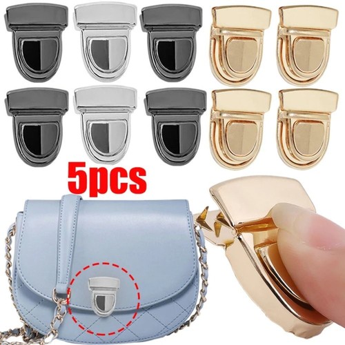 5pcs DIY Craft Bag Bag Clasp Hardware Closures Snap Clasps Metal Locks ...