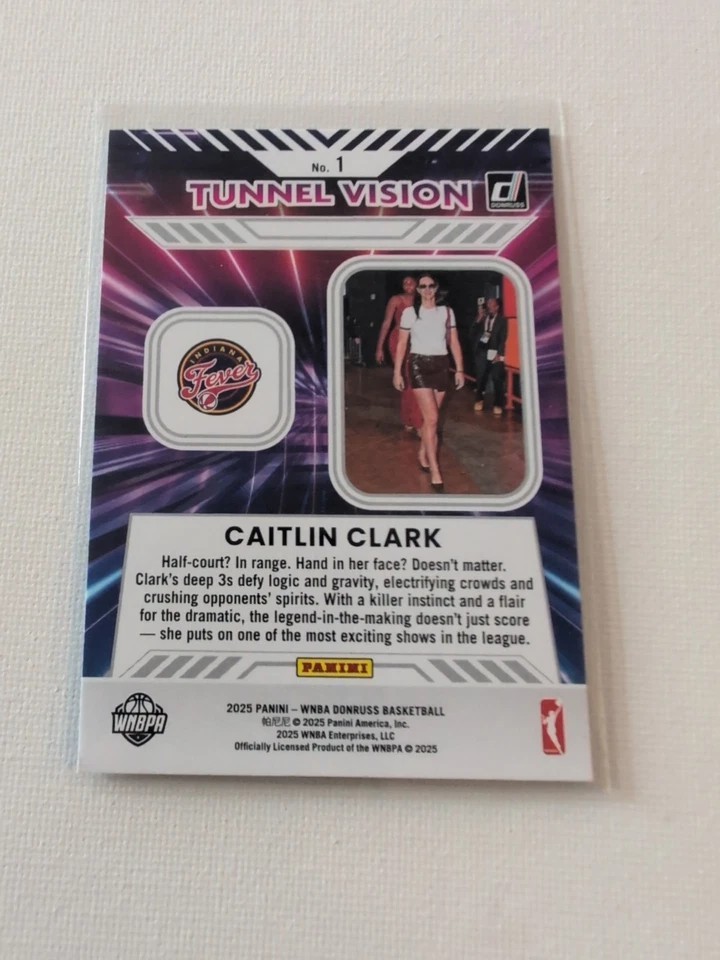 2025 Donruss WNBA Caitlin Clark Tunnel Vision Insert | eBay