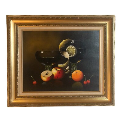 Vintage Maria Lak Acrylic on Canvas Still Life. Framed. 1970s | eBay