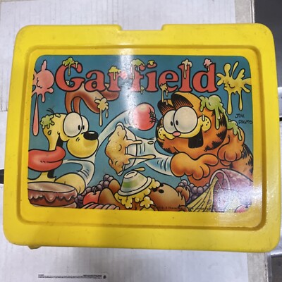 Vintage Garfield Plastic Lunch Box 1978 | eBay