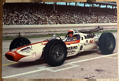 Vintage Indianapolis Motor Speedway Jumbo Postcard, Bobby Marshman | eBay