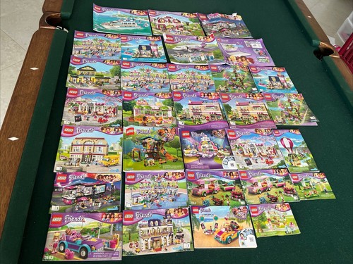 Lot Of 30 Lego Friends Instruction Booklets Manuals - Only The Books ...