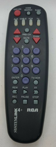 OEM RC400C SystemLink 4 TV/VCR/Cable Remote Control RCA | eBay