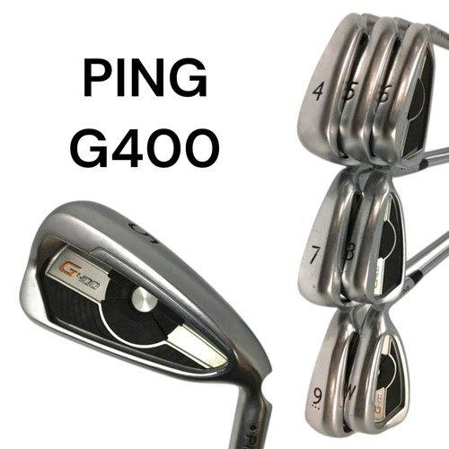 [PING] G400 Black Dot Iron Set 7pcs 4-5-6-7-8-9-Pw Flex R Shaft NS PRO ...