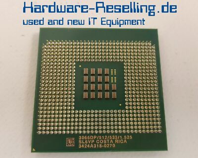 Intel Xeon 3066DP Single Core CPU Socket PPGA604 3066DP/512/533/1.525 ...