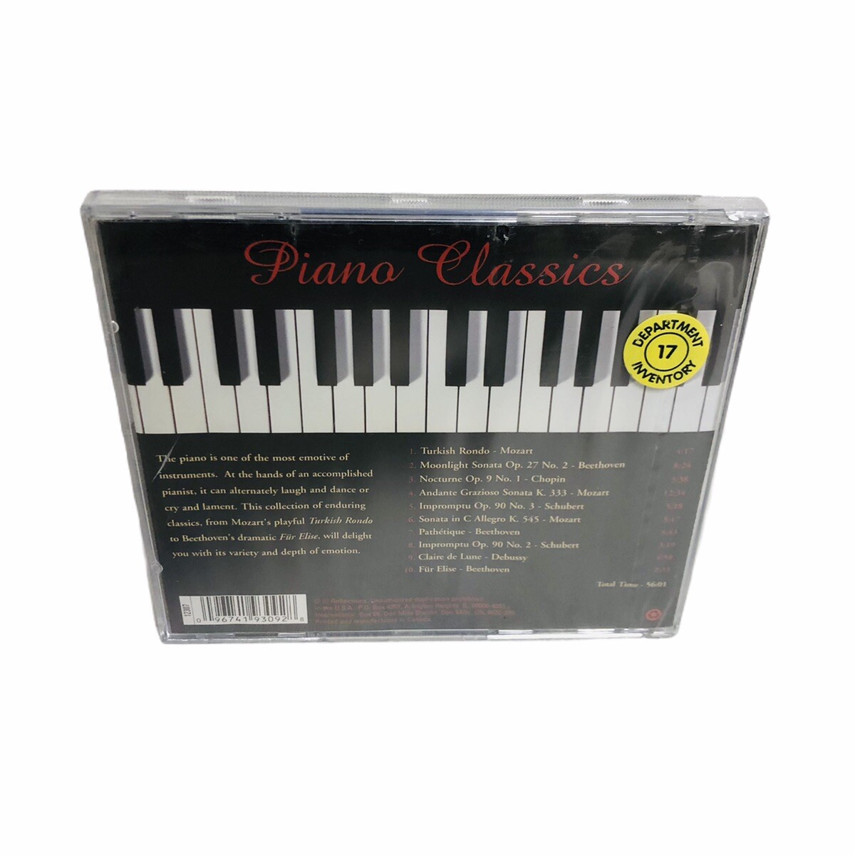 Piano Classics (CD, Sep-2008, Reflections) for sale online | eBay