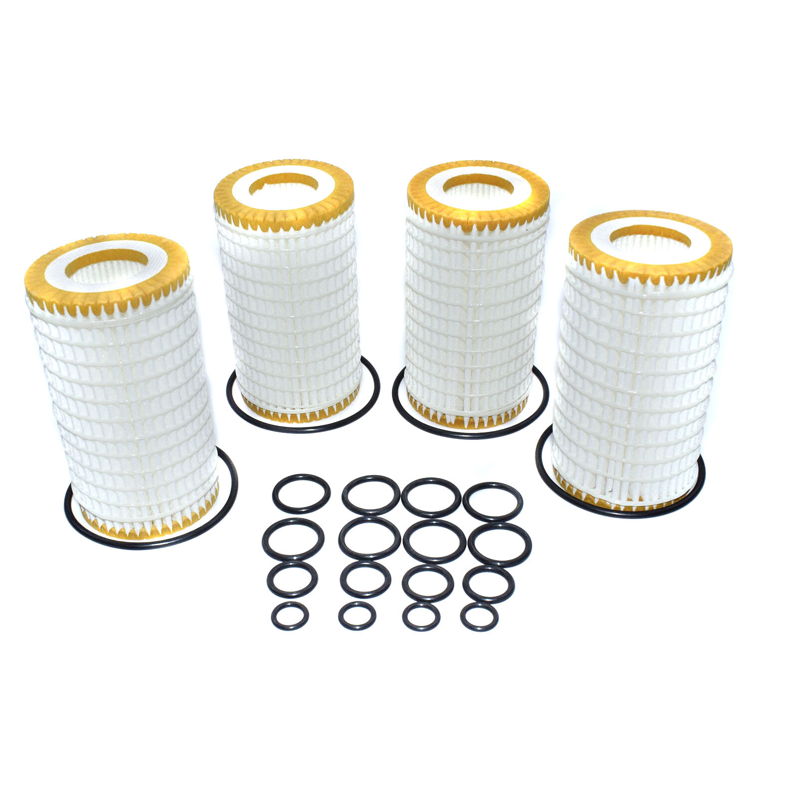 4 Sets Oil Filter & Gasket For Benz R350 S550 E320 E550 ML550 CLS550 ...