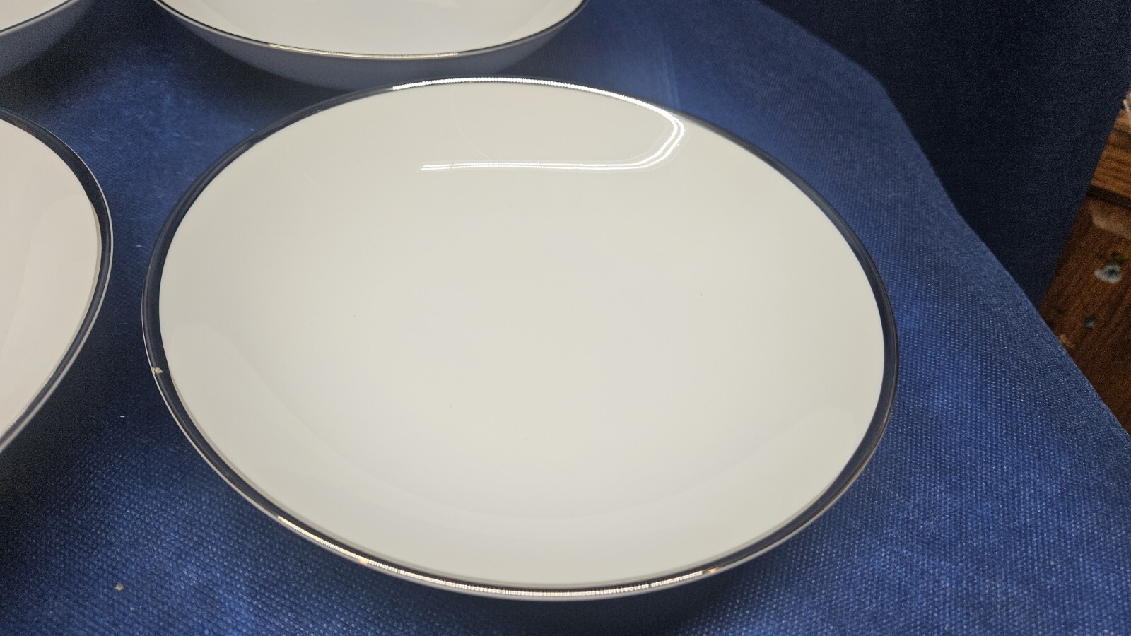 Vintage 1960's Kenmark Fine China "Patrician" Set/4 Coupe Soup Bowls ...