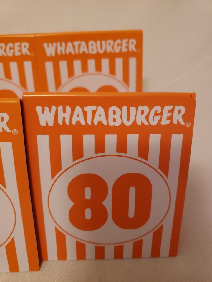 Individual WHATABURGER Restaurant Table Tent Numbers - Modern Glossy | eBay