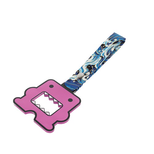 JDM Purple DOMO KUN TSURIKAWA Subway Bus Car Handle Strap Nylon Blue ...
