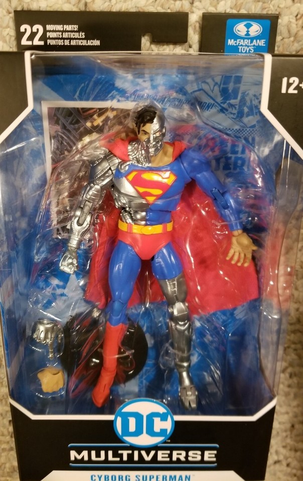 MCFARLANE DC MULTIVERSE CYBORG SUPERMAN RETURN OF SUPERMAN HANK HENSHAW ...