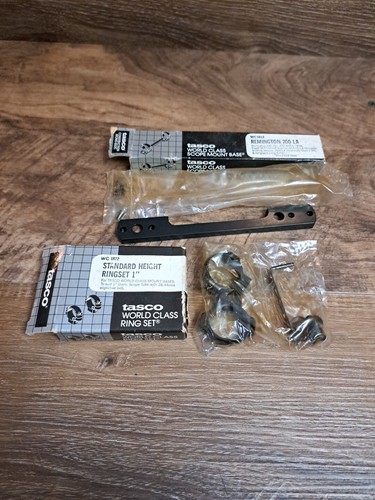 Vintage Tasco World Class Scope Base And 1" Rings For Remington Model ...