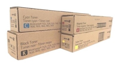 4 Original Toner Xerox Workcentre 7525 7530 7535 7545 7556/006R01513 ...
