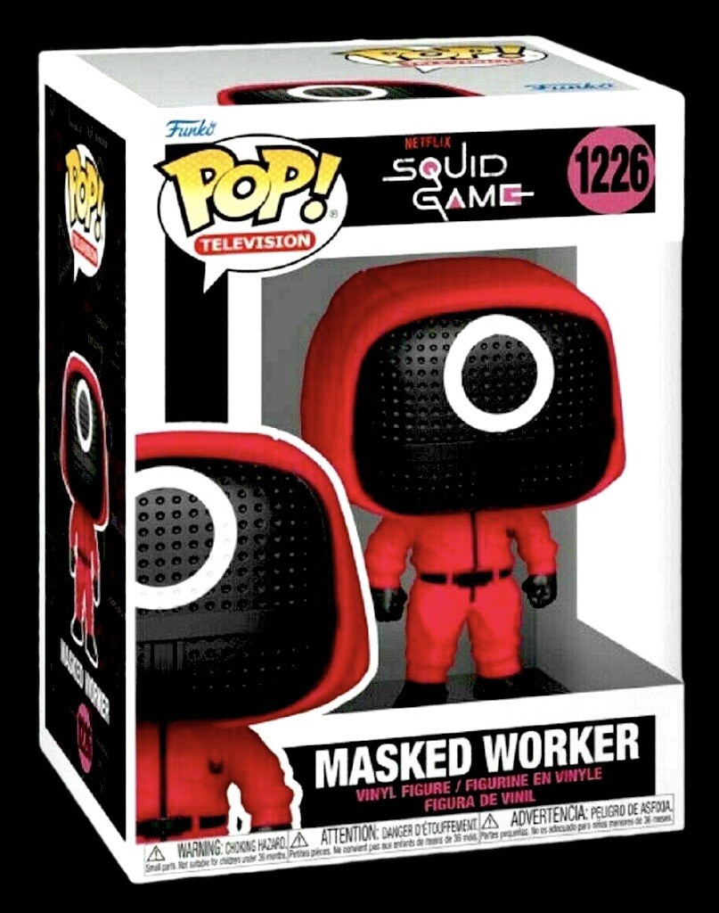 SQUID GAME FUNKO POP #1226 MASKED WORKER COLLECTIBLE TOY 2022 POP ...