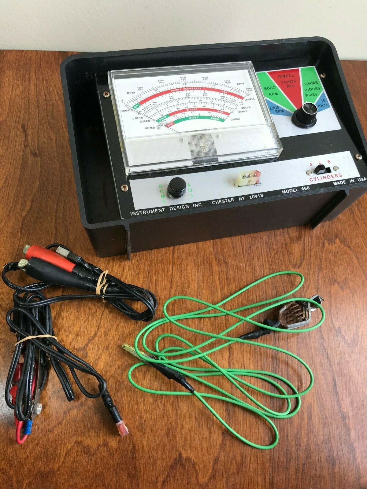 Vintage Solid State Engine Analyzer 4-6 Cylinder Model 666 | eBay