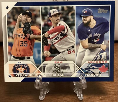 2023 Series 1 Royal Blue Parallel #311 Alek Manoah Justin Verlander ...