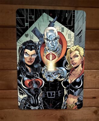 Cobra Pimp Daddy Destro 8x12 Metal Wall Sign GI Joe Poster | eBay