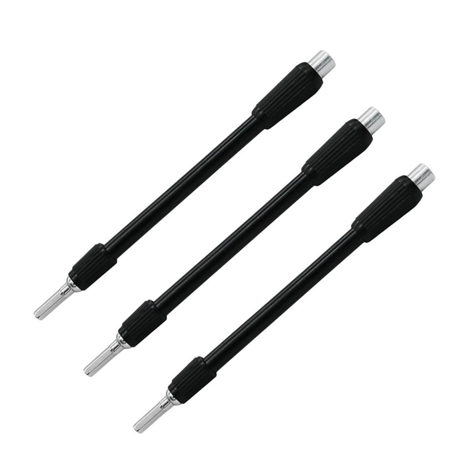 3 Pcs Flexible Drill Extension Shaft Connect Drive Bit Extensions ...