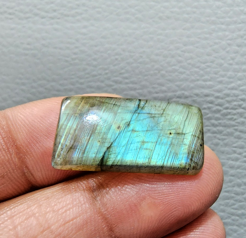25Crt 100%Natural Multi Flash Labradorite Cabochon Loose Gemstone ...