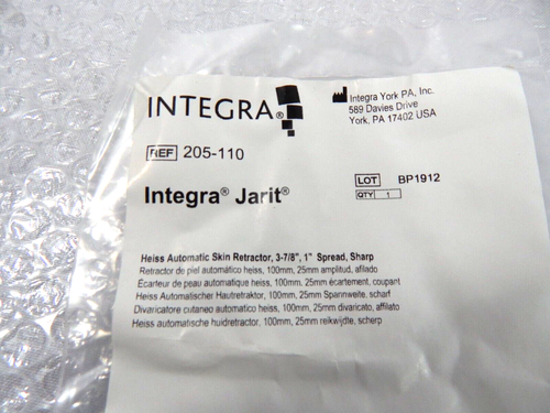 Integra Jarit 205-110 Heiss Automatic Retractor for sale online | eBay