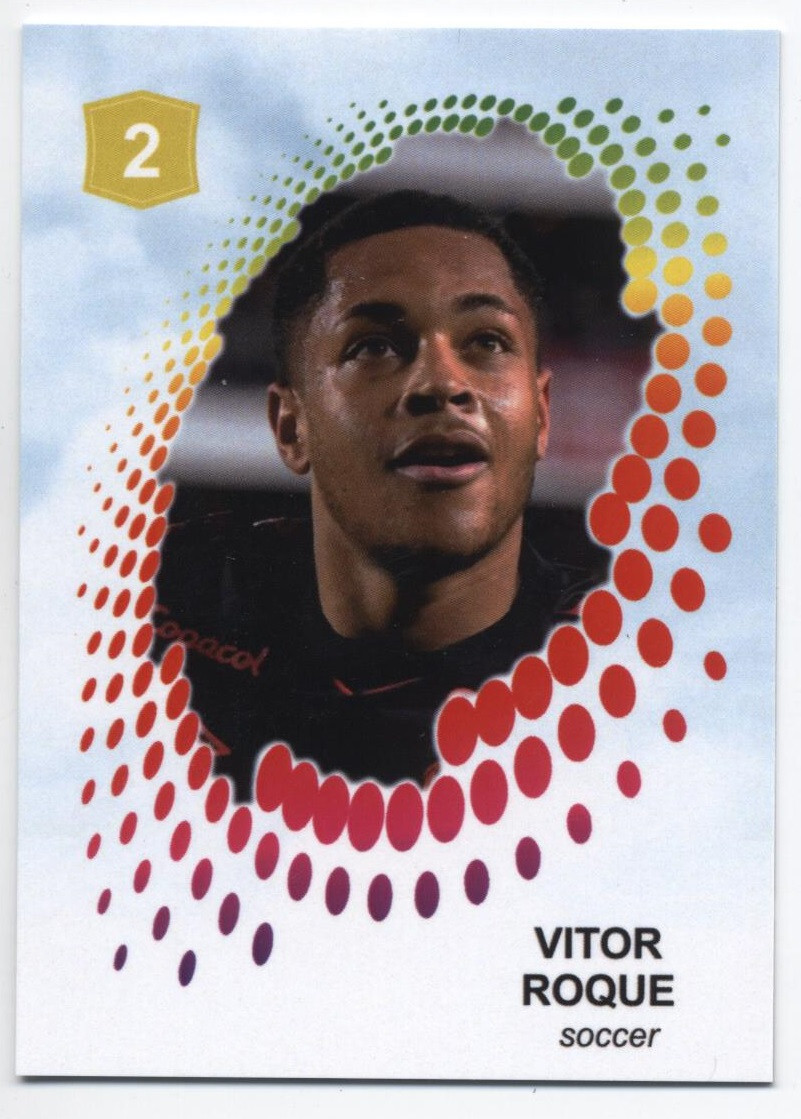 2023 DoC Deck of Cards 2 YELLOW Vitor Roque soccer RC Rookie | eBay