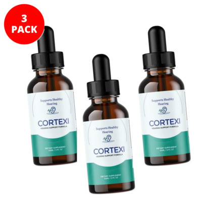 CORTEXI™ Ears Drops Dietary Supplement For Tinnitus Relief 3 Bottles ...