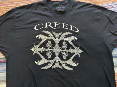 Creed band Summer Tour 1999 Black T shirt 2 side Concert Tour tee ...
