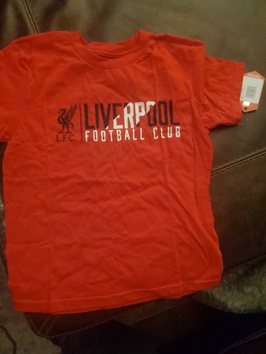 LFC Kids Liverpool Football Club Graphic Print Short Sleeves Red T ...