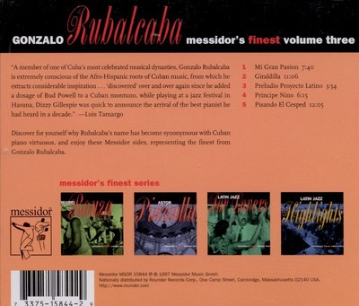 GONZALO RUBALCABA - MESSIDOR'S FINEST NEW CD 733751584429| eBay