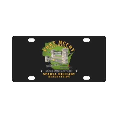 License Plate - Army - Ft McCoy WI - Sparta Military Resv | eBay