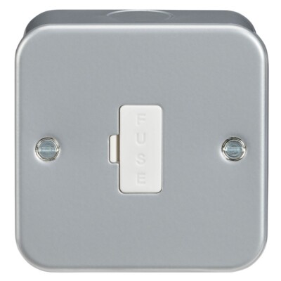 13A Metal Clad Electrical Fused Connection Spur Unit Home & Business ...